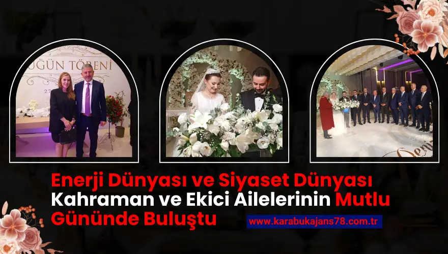 Dr. Ömer Faruk Kahraman ile Dr. Fatma Deniz Ekici dünyaevine girdi ...